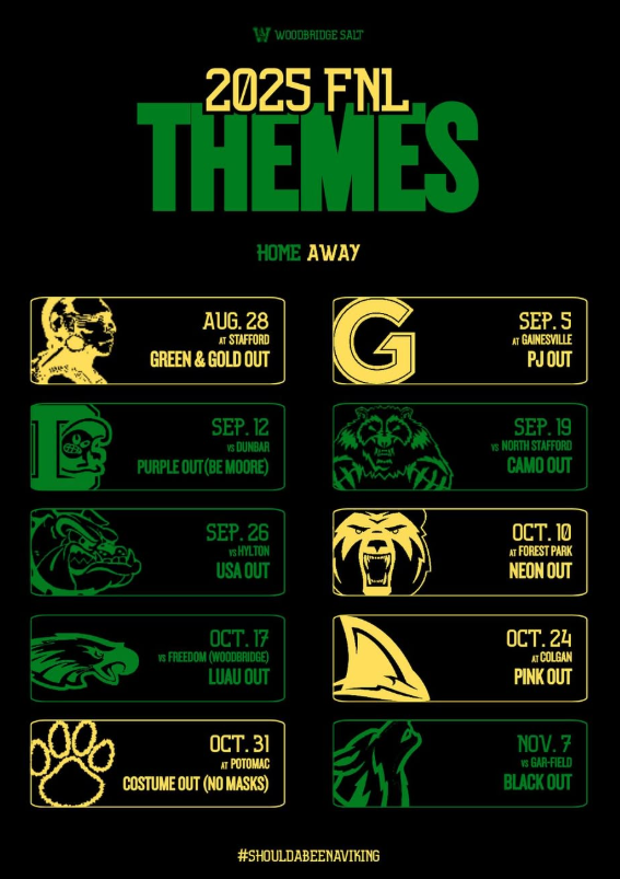 2025 Friday Night Light Football Game Themes - Woodbridge High School